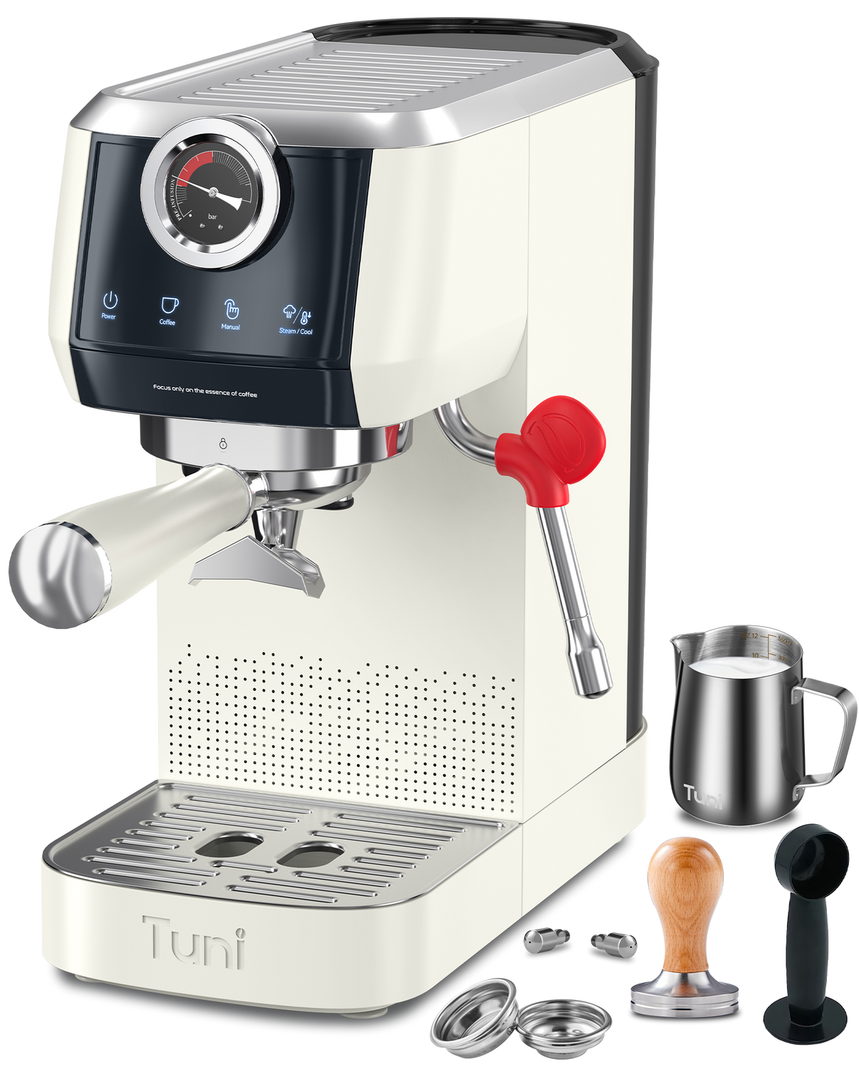 Professional Espresso Machine 58mm Portafilter Dual Boiler | TUNI E2 ...